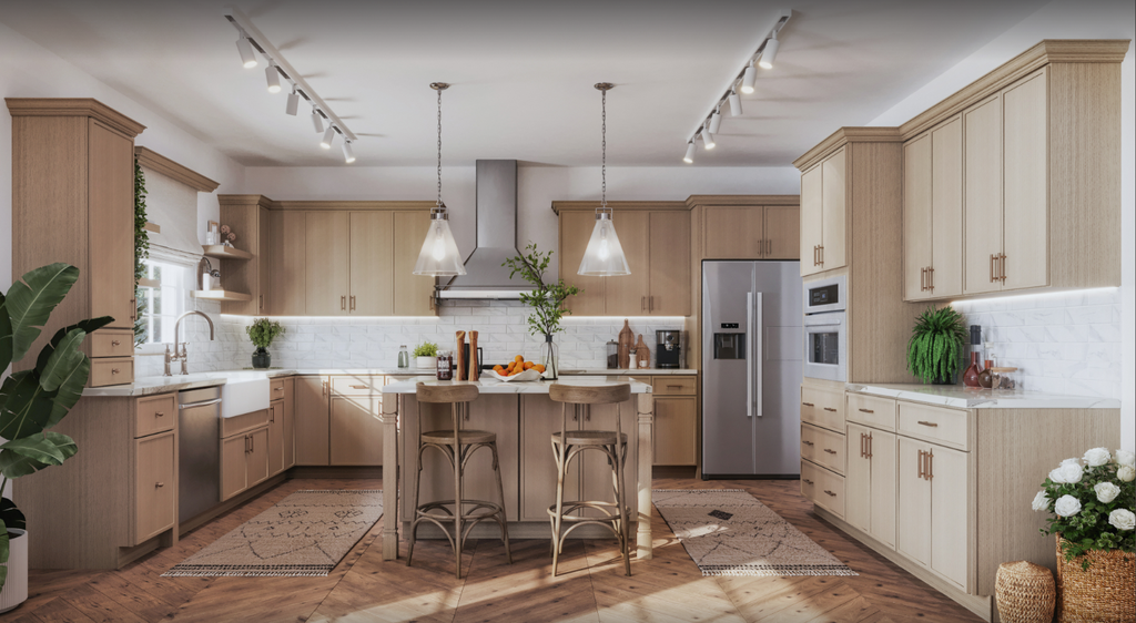 SLIM SHAKER Framed Kitchen Cabinets for a Modern Look – Cabinet Sales ...