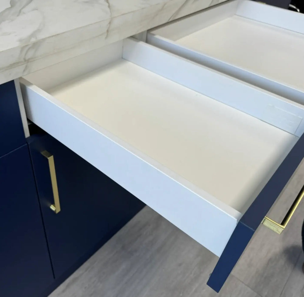 Frameless Shaker Vanity Cabinets – Cabinet Sales Center