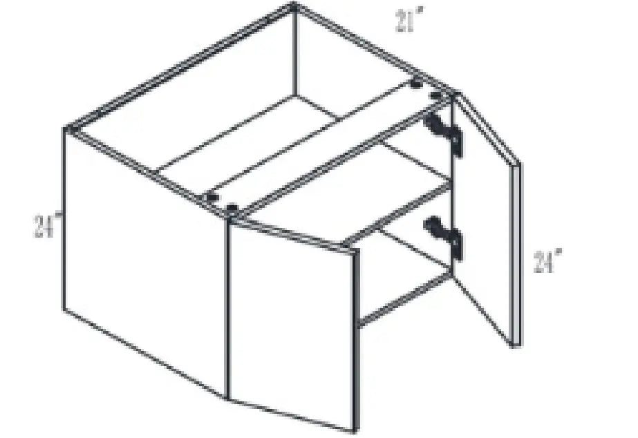 Frameless Shaker Vanity Cabinets | Cabinet Sales Center